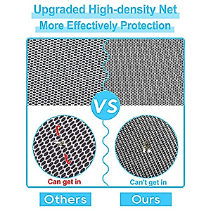 Comforer Food Cover Mesh Food Tent, 17 Inches, Nylon Covers, Pop-Up Umbrella Screen Tents, Collapsible and Reusable Patio Bug Net for BBQ, Picnics, Parties, Camping, Outdoor - 6 Colors