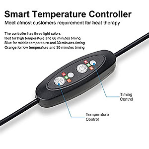 Liipoo Heated Neck Stretcher with Magnetic Therapy Pillowcase, Neck and Shoulder Relaxer Pillows, Cervical Traction Device for Relieve TMJ Headache Muscle Tension Spine Alignment…