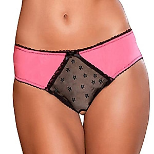 Sexy Thongs For Women, Bustier Tops Women Sex Clothes Lengerie Lingerie G-String Briefs Underwear Panties T String Role Playing Lingerie Conjunto De Lenceria Para Mujer Body Suit (M, Hot Pink)