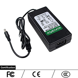 24V AC Adapter Replacement for FUJITSU Image Scanner FI-Series fi-7160 fi-7180 fi-7260 fi-7280 fi-5120C fi-5220 fi-5530C fi-5530C2 fi-6110 fi-6130 fi-6140 fi-6230 fi-6240 Power Supply Cord Charger