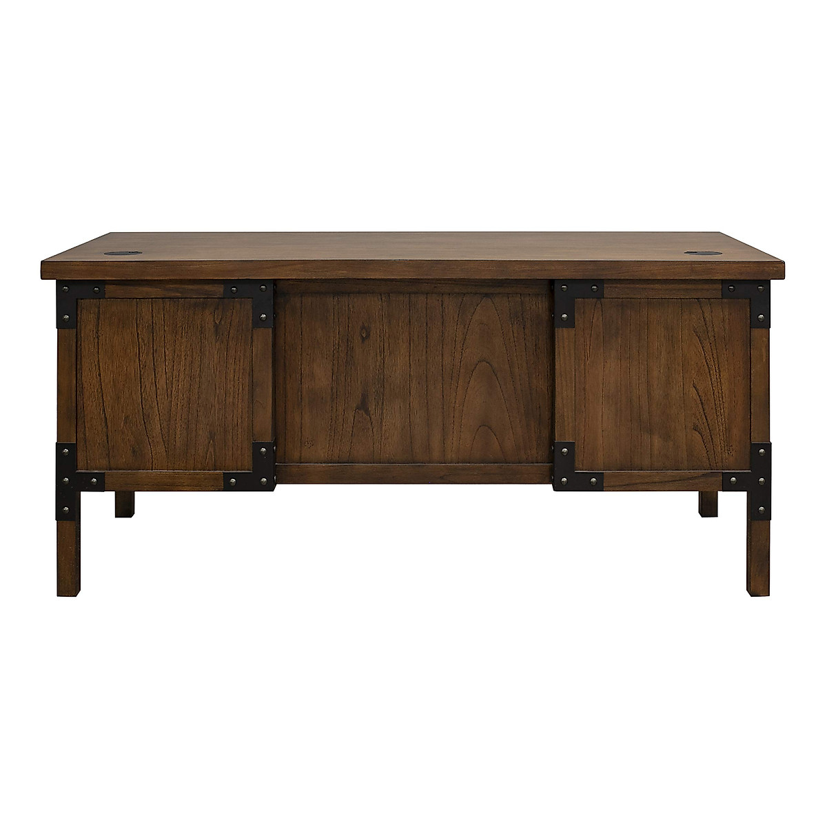 Martin Furniture HALF PEDESTAL DESK, Brown