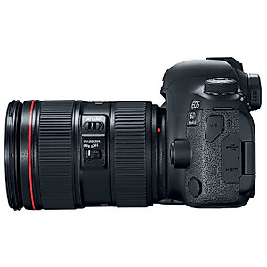 Canon EOS 6D Mark II DSLR Camera w/EF 24-105MM F/4 L is II USM Zoom Lens + 128GB Memory + Case + Tripod + Filters (34pc Bundle) (Renewed)