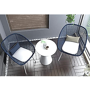 COZPLEN Rectangle Outdoor Lumbar Pillows, 10x18 inches Waterproof Patio Pillows, Decorative Waist Pillows for Outdoor Furnitures, Set of 2, (Brown and Beige)