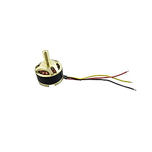 2Pcs Brushless Motor Compatible with Hubsan X4/H501S/H501C/H501A Drone, Forward/Reverse Motor (Gold)