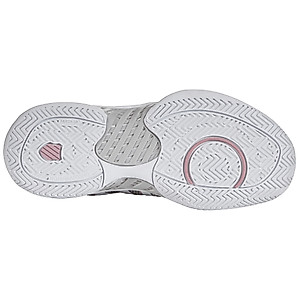 K-Swiss Women's Pickleball Supreme Shoe, Vapor Blue/White/Coral Blush, 7 M