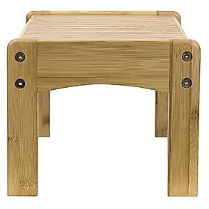 Sorbus Small Bamboo Step Stool - Wooden Foot Rest Stool & Potty Training Stool for Kids Toddlers