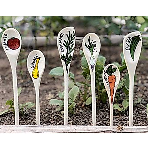 Kitchen Wooden Spoons Mixing Baking Serving Utensils Puppets 12 inch - Set of 24 ROUNDSQUARE