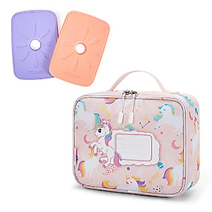 TOURIT Lunch Bag for kids Bundle with 2 Ice Packs