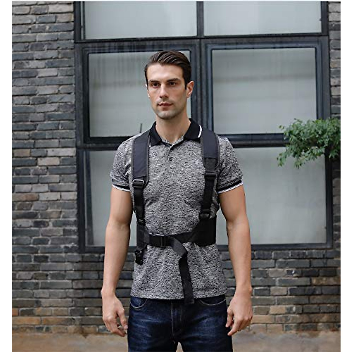 LOVHO Adjustable Telescoping Spray Wand Belt/Two-Shoulder Harness