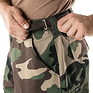 CQR Men's Tactical Combat Cargo Pants, Water Resistant Ripstop, Military Outdoor Hiking Work Apparel, Brigade Pants Charcoal, X-Large