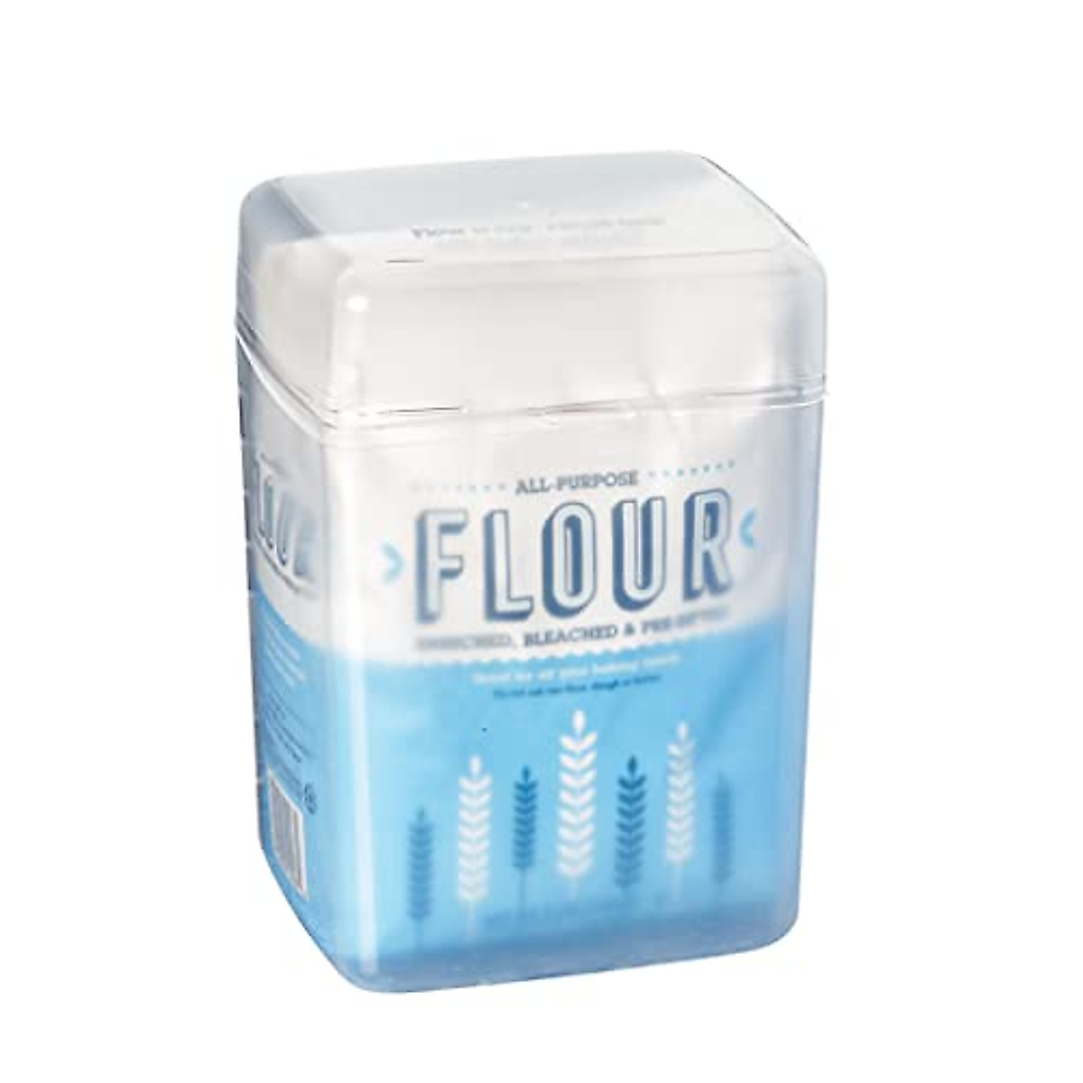 Flour Keeper Food Storage Container, White