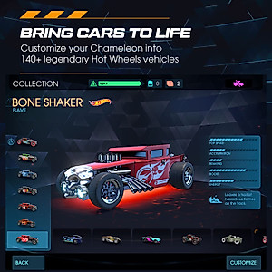 Hot Wheels Rift Rally - Mixed Reality Driving Game - 140+ Legendary Hot Wheels - Multiple Game Modes - Customizable In-home Track - For PS 4/5, iPhone, iPad (Chameleon RC Supercar Standard Edition)