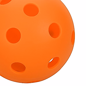 Onix Pure 3 Indoor Pickleball Balls - (1-Pack 3 balls, Orange)