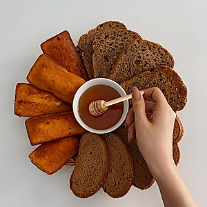 Honey Dipper Sticks, 50 Pcs 3.14 Inch Wooden Honey Dipper Honey Spoons Honeycomb Stick Honey Stirrer Honey Wand for Honey Jar, Dispense Drizzle Honey, Wedding Party Favors