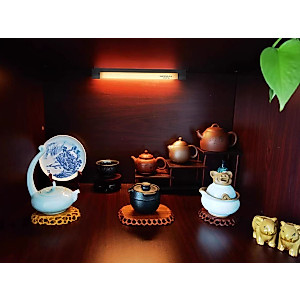 Konideke 16 Inches F10T5 Replacement Bulb Compatible Jasco T5 10 Watt Warm White 3000K F10T5/830 Fluorescent Tube for Counter and Cabinet Fixture 4 Count