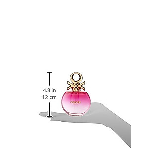 Benetton Colors Eau De Toilette Spray for Women, Pink, 2.7 Ounce