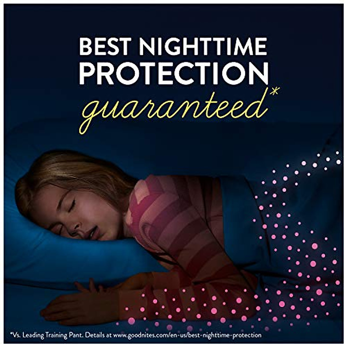 GoodNites Bedtime Bedwetting Underwear for Girls, XS, 15 Ct. (Packaging May Vary)