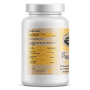 Dr. Pol ProDen PlaqueOff Powder for Pets - Cat and Dog Dental Care - Natural Tartar and Plaque Remover for Dogs Teeth & Gums - Cat Dental Care Food Additive - Pet Oral Health Supplement - 60g, White