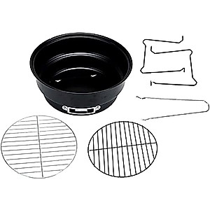 BBQ Grill Outdoor Outdoor Indoor Barbecue Charcoal Grill Outdoor Folding Portable Mini Grill Charcoal Stainless Steel Net Grill Round Oven Small