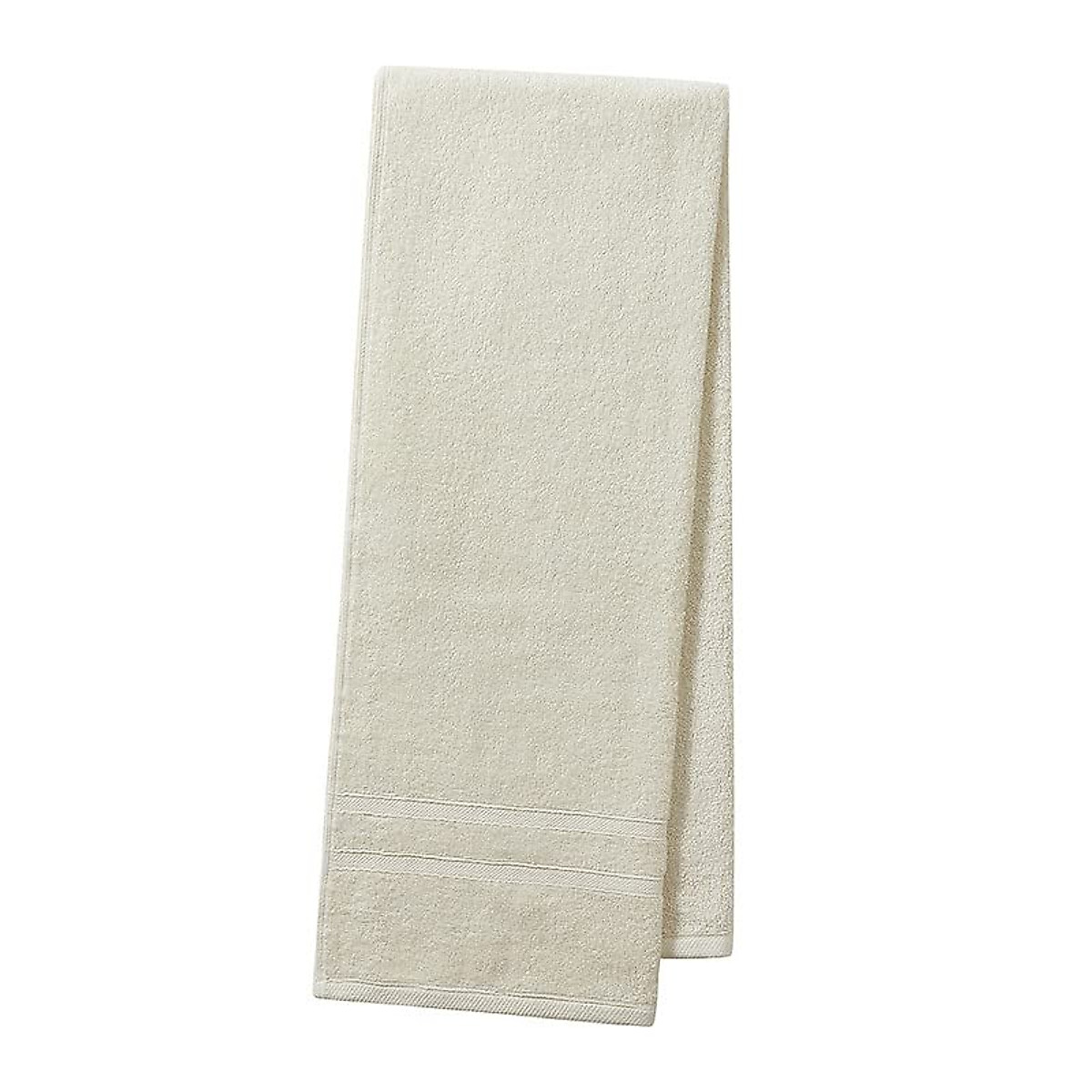 Clorox Bleach Friendly, Quick Dry, 100% Cotton Hand Towels (16" L x 26" W), Highly Absorbent, Light Weight, Easy to Wash (2 Pack, Ivory)…