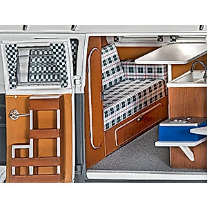 Revell RV07674 07674 VW T1 Camper Model kit 1:24 Scale, Unpainted