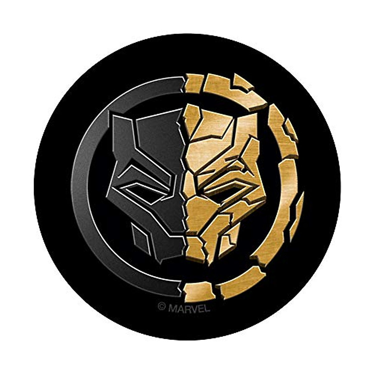 Marvel Black Panther vs Killmonger Icon PopSockets PopGrip: Swappable Grip for Phones & Tablets