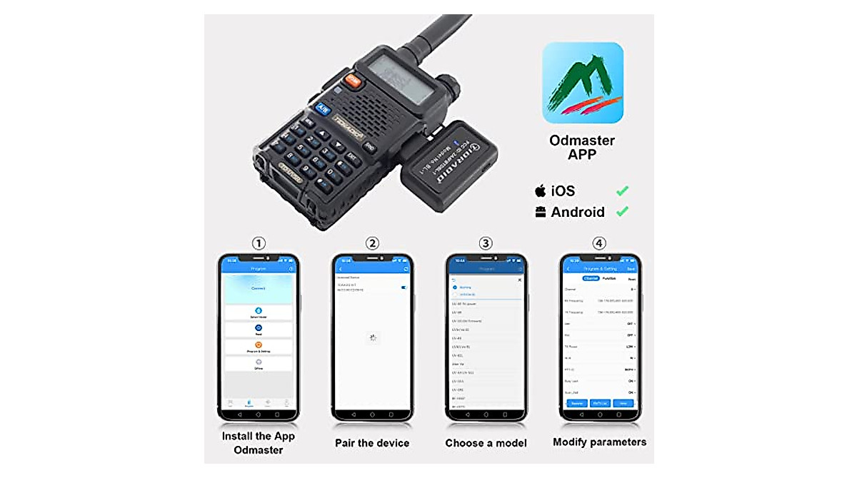 TIDRADIO Wireless Ham Radio Programmer | Baofeng UV-5R & PC/Phone