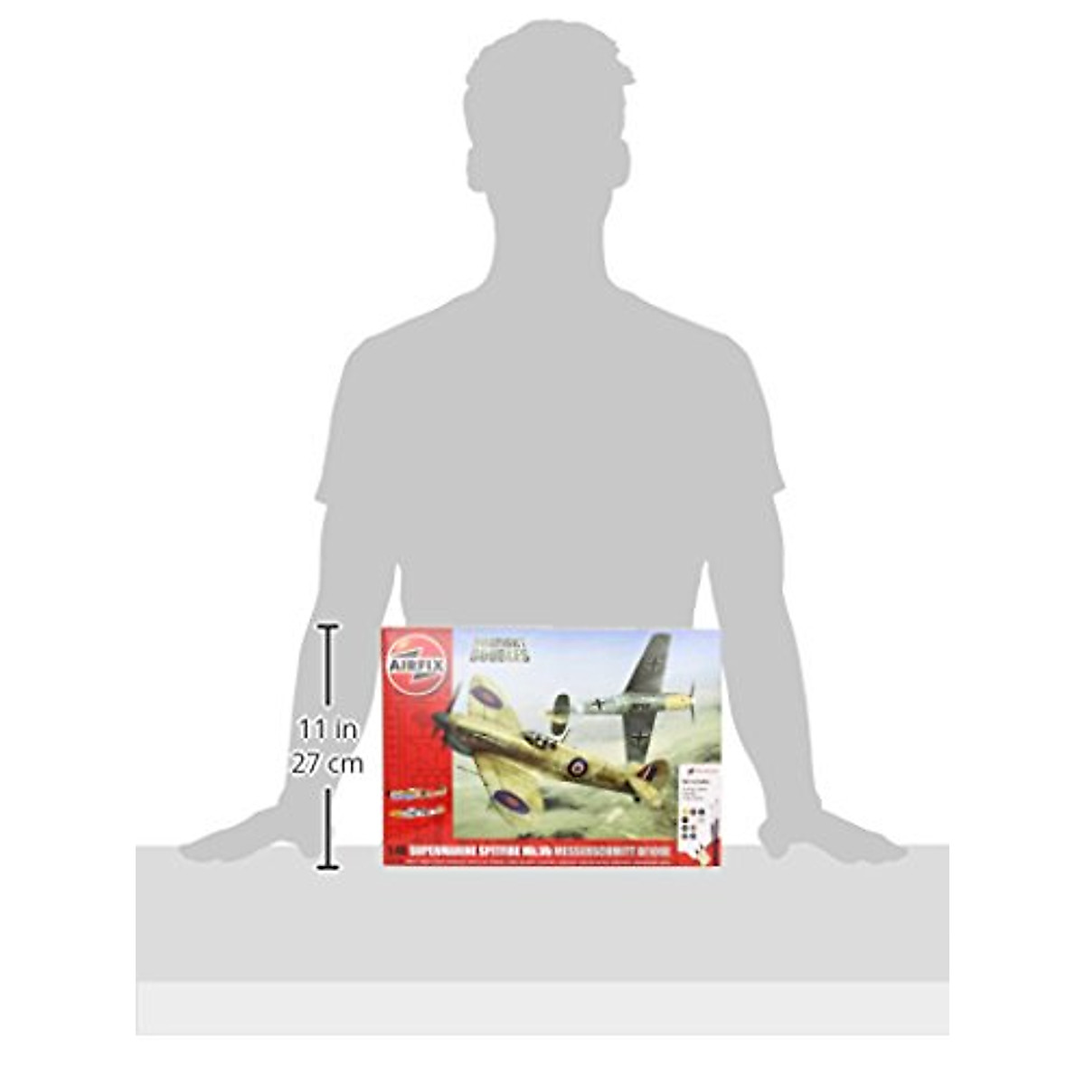 Airfix 1:48 Supermarine Spitfire Mk.Vb/Messerschmitt Bf109E Gift Set ()