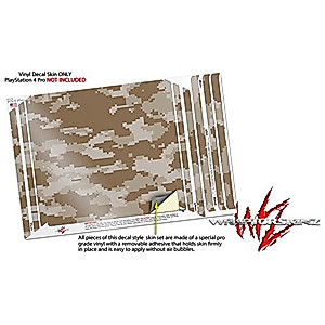WraptorSkinz PS4 Pro Skin WraptorCamo Digital Camo Desert - Decal Style Skin Wrap fits Sony PlayStation 4 Pro Console