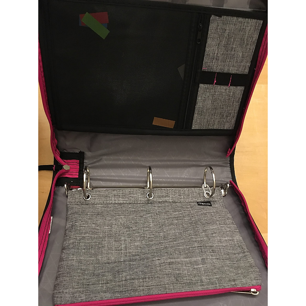 Five Star 2" Zipper Binder 605 Sheet Capacity Pink