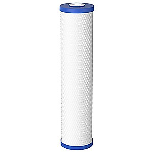 Pentair Pentek EP-20BB Big Blue Carbon Water Filter, 20-Inch, Whole House Carbon Block Replacement Cartridge with Bonded Powdered Activated Carbon (PAC) Filter, 20" x 4.5", 5