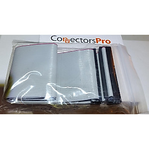 Connectors Pro PC Accessories 24 Inches 3 Female Connectors IDC 2x25 50P SCSI Internal Flat Ribbon Cable, 24" SCSI-1 50 Pins