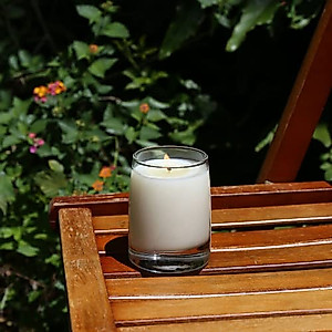 Yield Scarpa Organic Coconut Wax Candle - Palo Santo and Leather Notes - Warm & Woodsy Scented Luxury Candle - Hand Poured in The USA - 50 Hour Burn Time