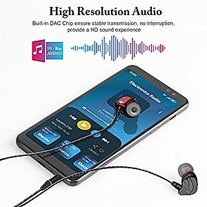 JAKPAK 3.5mm Earphone for Samsung A13 A12 A32 Wired Sport Earphones with Mic Volume Control Noise Canceling Deep Bass Stereo Sound Earbuds for Samsung A03s A02S S10 S9, Moto G Stylus,G Pure,One 5G Ace