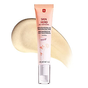 Erborian Skin Hero with White Ginseng, Facial Concealer and Makeup Primer - Non-Tinted Bare Skin Perfecting Face Moisturizer Smooths, Blurs & Illuminates Skin - Silicone Free Korean Skincare