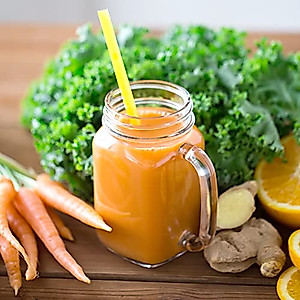 Tomnk 500 Pack Plastic Straws, 10.3'' High Disposable Straws Plastic Drinking Straws, Assorted Colors