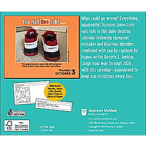 You Had One Job 2024 Day-to-Day Calendar