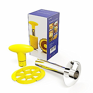 SameTech Easy Kitchen Tool Stainless Steel Fruit Pineapple Peeler Corer Slicer Cutter