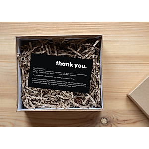 EppoBrand 80x Thank You For Your Purchase Order Feedback Request Cards Easy to Write On