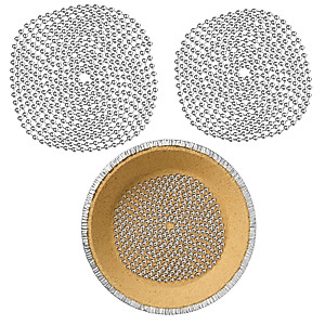 Ferraycle 2 Pieces Pie Weights for Baking Pie Crust Weights Chain Stainless Steel Baking Beads Pie Weights for Dough Kitchen Cooking (6 Ft, 10 Ft)