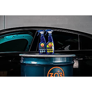 303 (30265 Slick Shine Ceramic Detailer - SiO2 and Carnauba Infused Ceramic Coating - Premium Ceramic Detailing Spray - Increases Shine and Gloss - Works on Paint, Glass, and Wheels - 16Oz