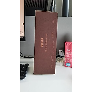 Coffee Grinder Electric Burr Portable: COTGCO Small Espresso Bean Mill with Conical Burr - Adjustable & Rechargeable Battery - Extra Fine to Extra Coarse (Silver-1)