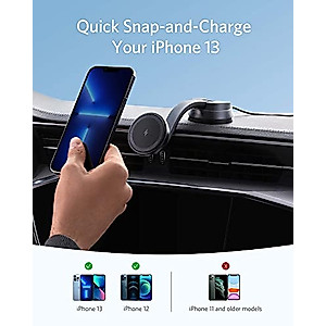 Anker Car Charging Mount with Magnetic Finger Kickstand