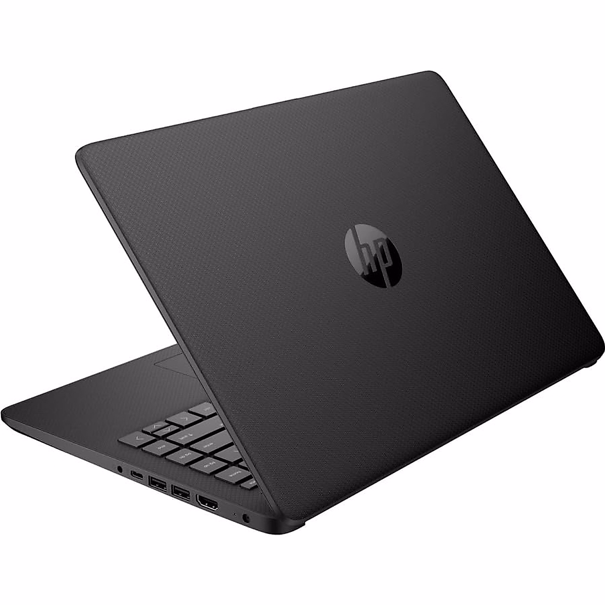 HP 2023 14-inch HD Laptop, Intel Celeron N4020, 32GB RAM, 64 GB Storage, Windows 11 Home, Thin & Portable, 4K Graphics, One Year of Microsoft 365, Jet Black