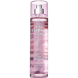 Bath and Body Works PINK COCONUT CALYPSO Fine Fragrance Mist 8 Fluid Ounce (2018 Edition)