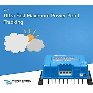 Victron Energy BlueSolar MPPT 100V 50 amp 12/24-Volt Solar Charge Controller