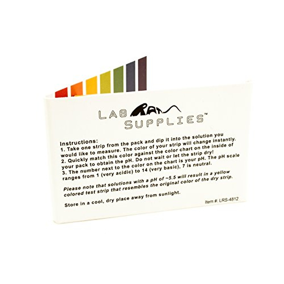 Litmus Test Paper pH Test Strips, Universal Application (pH 1-14), 300 Testing Strips | for Saliva, Soap, Urine, Food, Liquids, Water with Soil Testing, and Lab Monitoring
