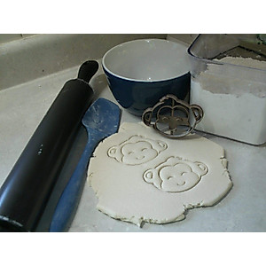 CUTESY ANIMAL FACE HEAD ZOO SAFARI THEME SET OF 5 COOKIE CUTTERS MADE IN USA PR1460