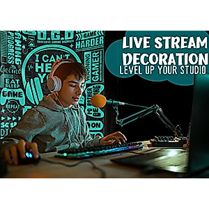 InnoBeta Gaming Gifts, Gifts for Gamers, Gaming, Boys, Men, I Can't Hear You, I'm Gaming, Level Up, Bed Flannel Plush Blankets Throws 50x65 Inches