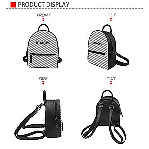 GOSTONG Custom Mini Backpack Purse Girls Pu Leather Small Travel Daypacks Bag